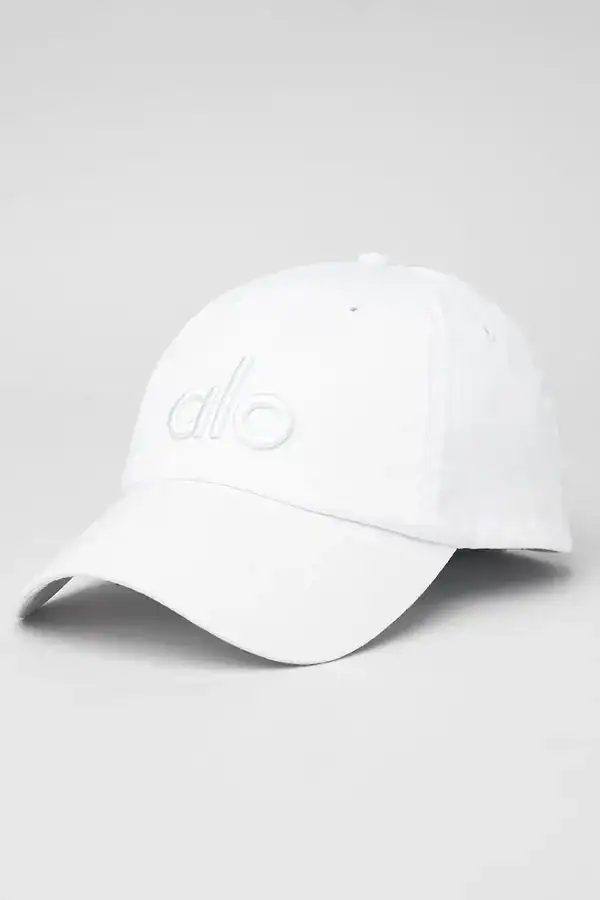 Alo Yoga Off-Duty Cap - Bright White/White | Editorialist